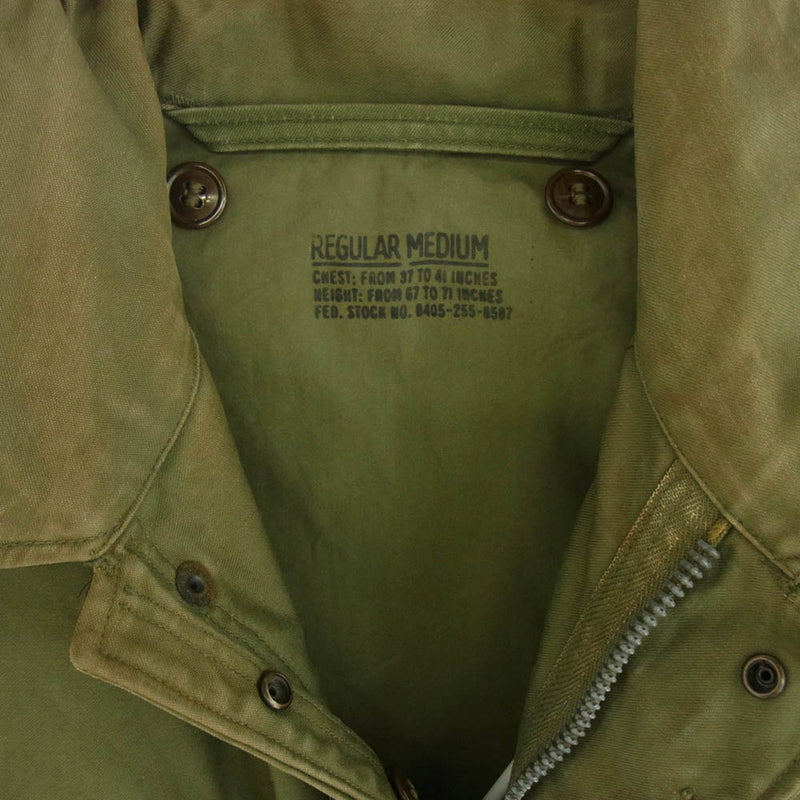 米軍 ヴィンテージ 50s M-51 M-1951 Phila Q M Depot 8405-255-8587 Field Jacket フ – ブランド古着 LIFE