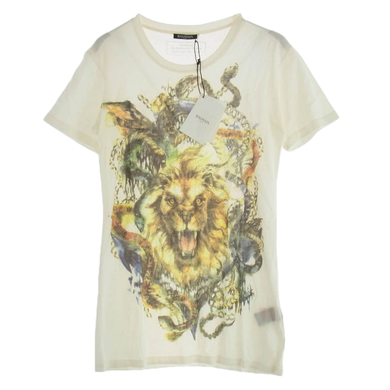 BALMAIN バルマン Tシャツ・カットソー XS ベージュ