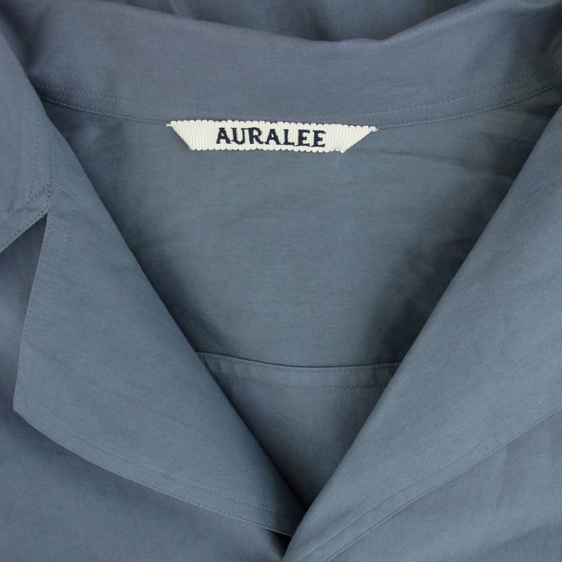 AURALEE オーラリー 22SS A22SS04TN WASHED FINX TWILL P／O SHIRTS ウォッシュド フィンクス – ブランド古着 LIFE