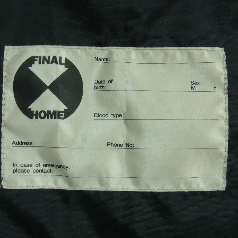 FINAL HOME ファイナルホーム FH55-FA001 6zip 多重ジップ ナイロン コート ブラック系 4【中古】 – ブランド古着 ...