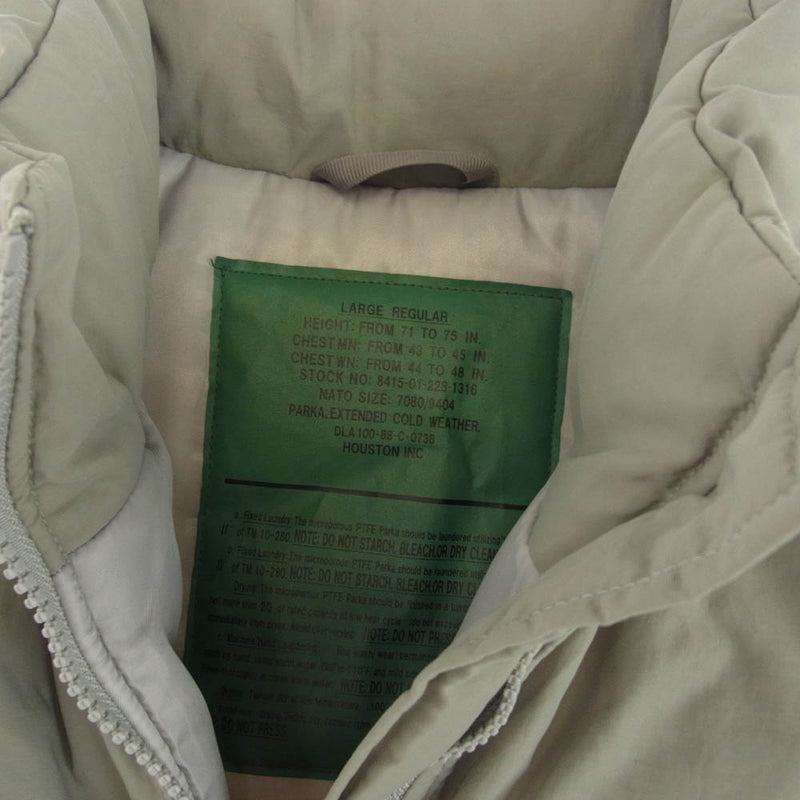 HOUSTON ヒューストン 50323 LEVEL7 JACKET レベル7 Thinsulate シンサレート 3M 中綿 ミリタリー ...