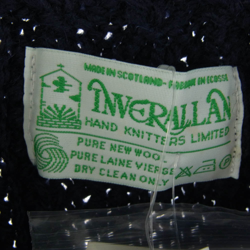 INVERALLAN インバーアラン スコットランド製 3A ウール カーディガン ネイビー系 40【極上美品】【中古】 – ブランド古着 LIFE
