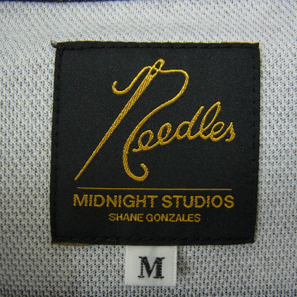 Needles ニードルス MR431 MIDNIGHT STUDIOS ミッドナイトスタジオ デニム転写 トラックジャケット ブラック系 – ブランド古着 LIFE