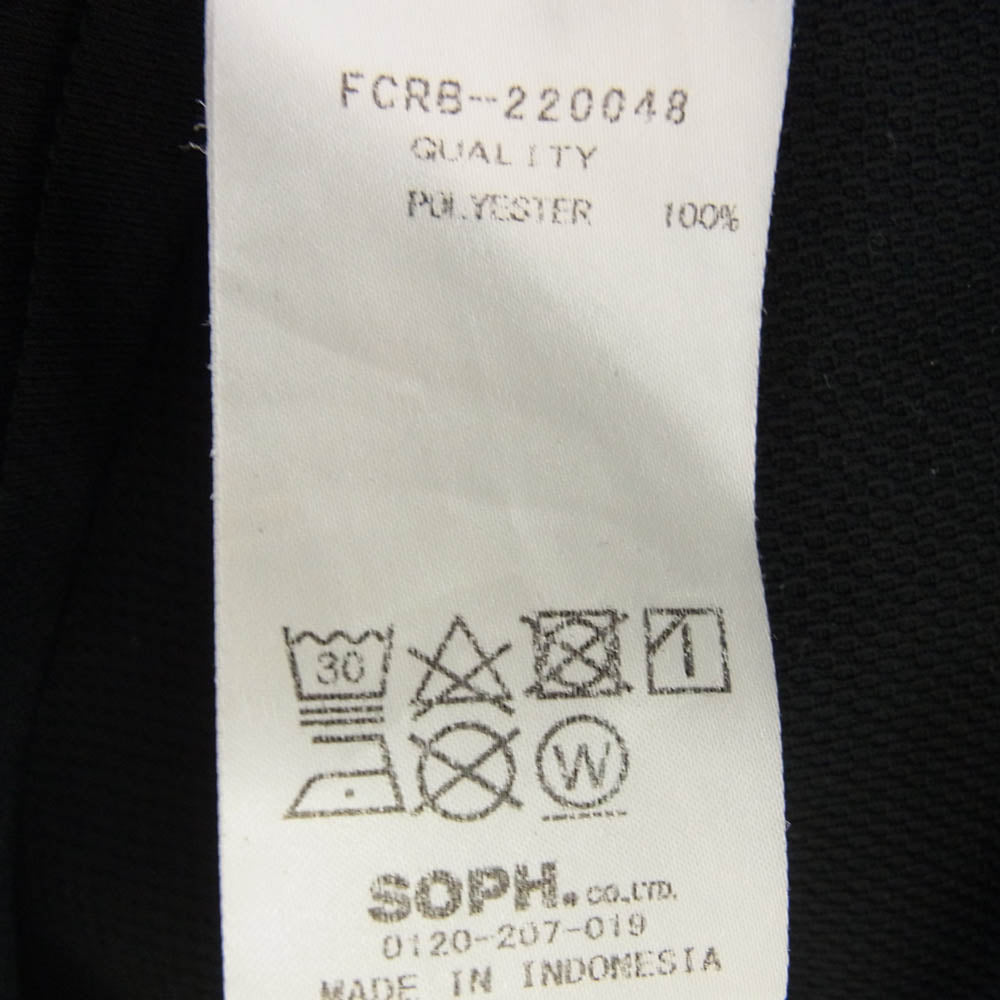 F.C.R.B. エフシーアールビー FCRB-220048 TOP TOUR TEE ロングスリーブ カットソー 長袖 Tシャツ ブラック ...