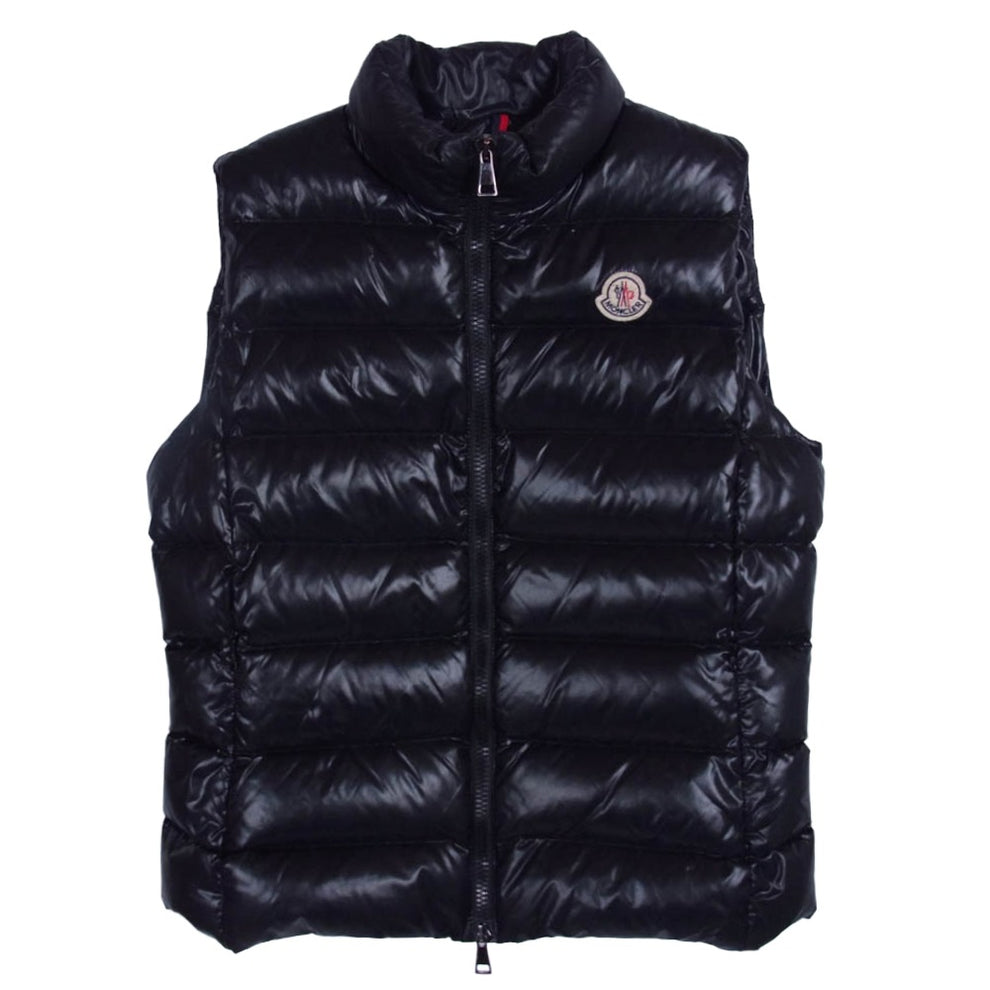 MONCLER モンクレール 18AW D20924830405 GHANY GILET ガーニー ダウン ベスト ブラック系 2【中古 ...
