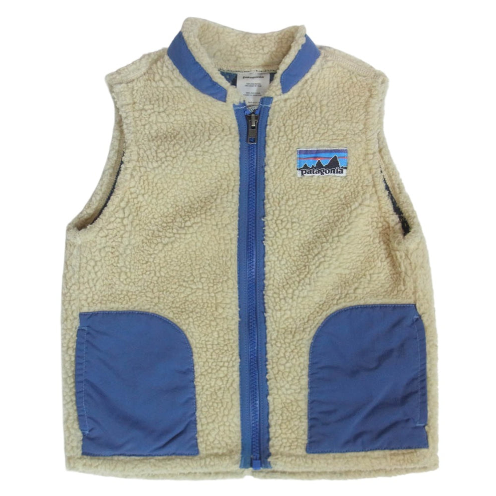 patagonia パタゴニア 61010f7 キッズ クラシック レトロX フリース ベスト ベージュ系 3T【中古】 – ブランド古着 LIFE