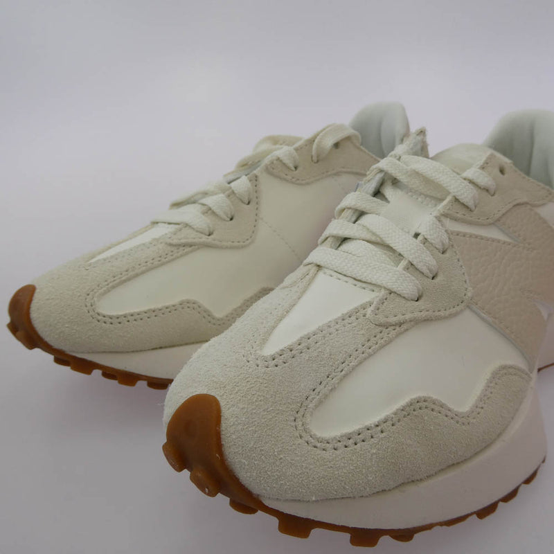 NEW BALANCE ニューバランス WS327NKD スエード ナイロンアッパー ローカット スニーカー 23.5cm【極上美品】【中古 ...