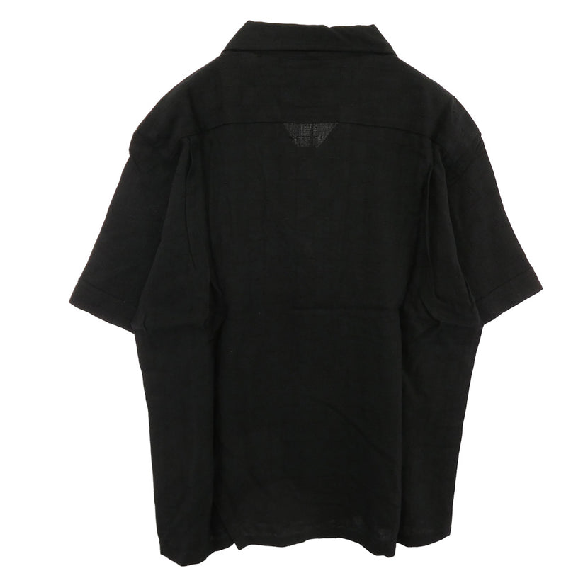 TENDERLOIN テンダーロイン T-RAYON SHT C SHORT レーヨン 半袖 オープンカラーシャツ ブラック ブラック系 M ...