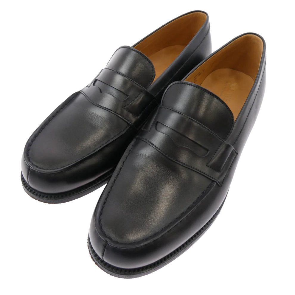 J.M WESTON ジェイエムウエストン 41-154-180-10 180 シグネチャー ローファー シューズ ブラック系 5D【中古 ...