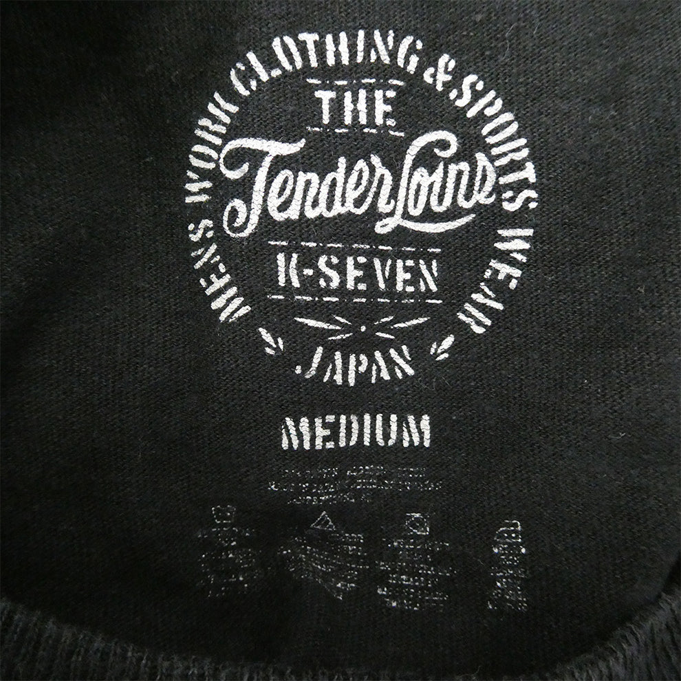 TENDERLOIN テンダーロイン T-TEE HELL ON WHEELS ウィングホイールプリント 半袖Tシャツ ブラック ブラック系 ...