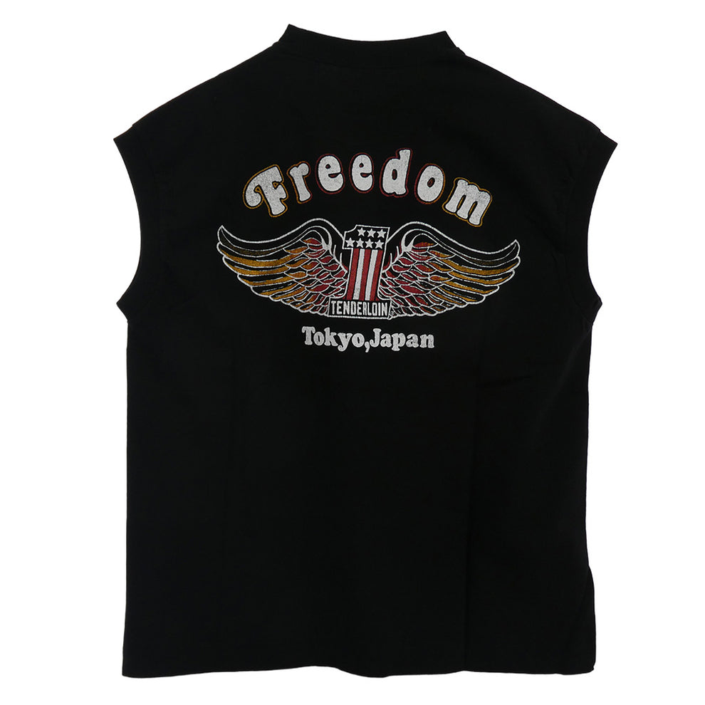 TENDERLOIN テンダーロイン T-N/S TEE2 プリント ノースリーブ Tシャツ ブラック系 M【美品】【中古】 – ブランド古着 ...