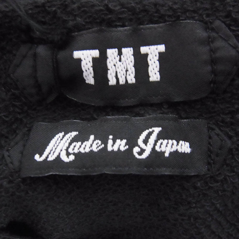 TMT ティーエムティー TSW-F18SP03 TRIPLE STARS プリント スウェット パーカー ブラック系 M【極上美品】【中古 ...