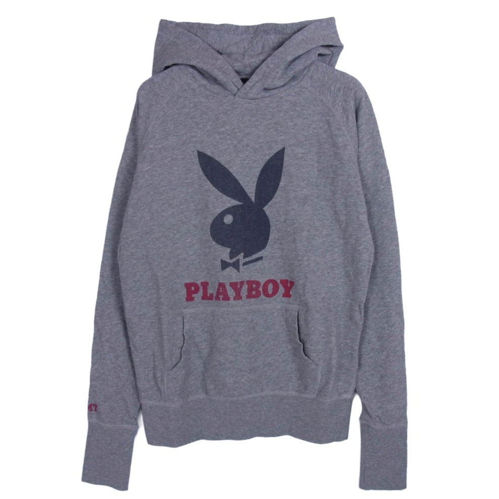 TMT ティーエムティー PLAY BOY プレイボーイ プリント スウェット パーカー グレー系 M【極上美品】【中古】 – ブランド古着 LIFE