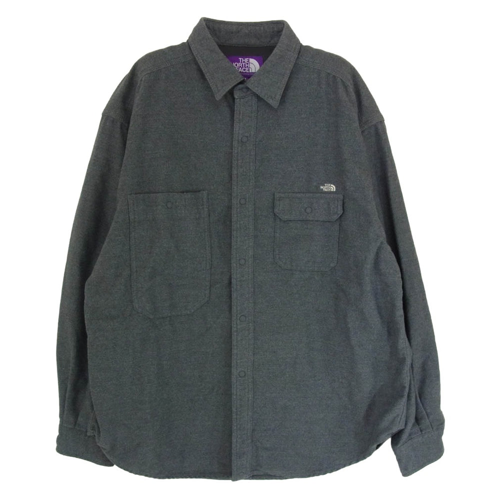 THE NORTH FACE ノースフェイス NT3265N PURPLE LABEL パープル レーベル Flannel Field Wo ...