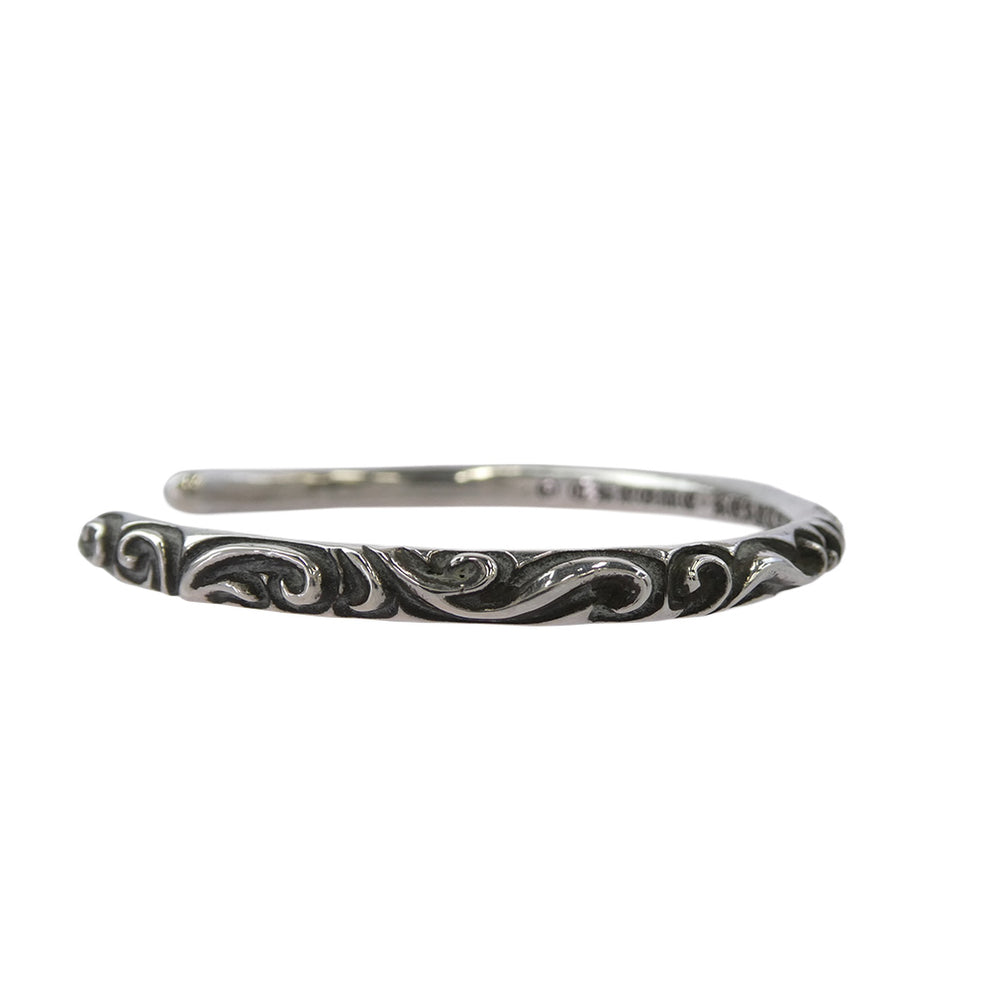 CHROME HEARTS クロムハーツ（原本有） BANGLE SCROLL スクロール バンド バングル シルバー系【中古】 – ブランド ...