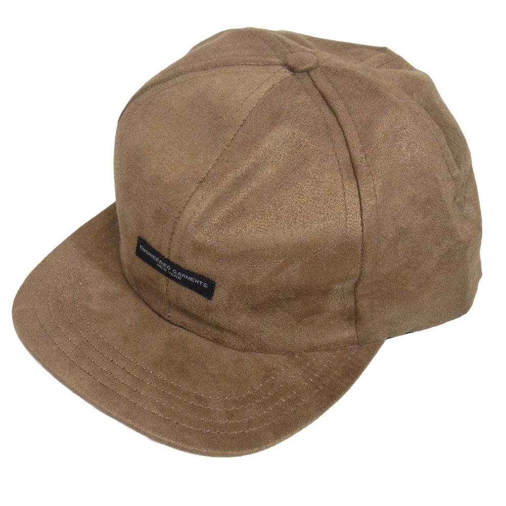 Engineered Garments エンジニアードガーメンツ Polyester Fake Suede フェイクスエード ロゴ キャップ ...
