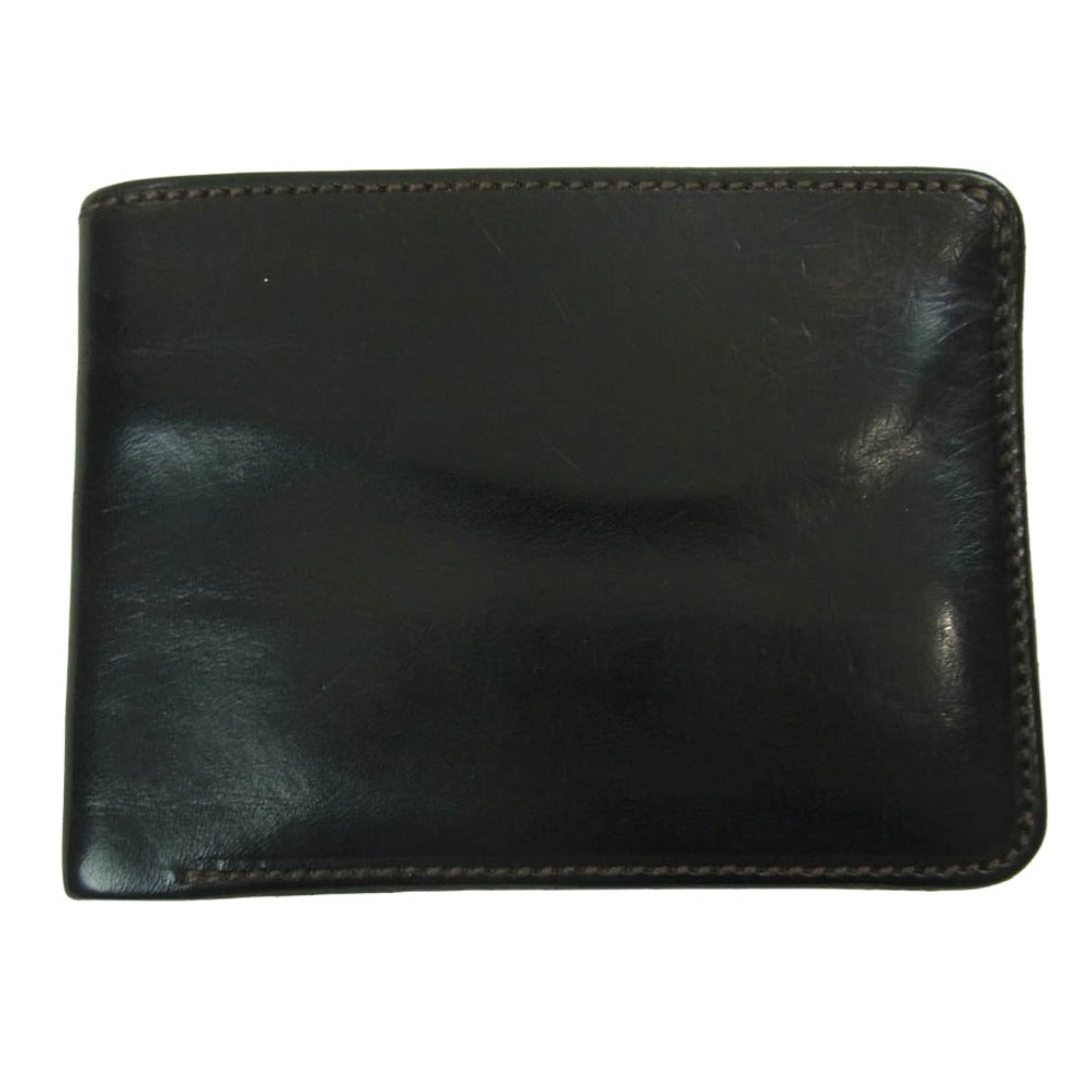 SUGAR CANE シュガーケーン レザー 2つ折り 財布 ウォレット ブラック系【中古】 – ブランド古着 LIFE