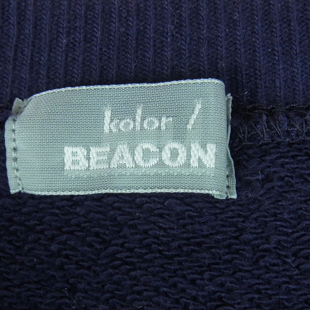 kolor カラー 23SS 23SBM-T01231 BEACON ビーコン TOPS C-Purple スウェット トレーナー コットン ...